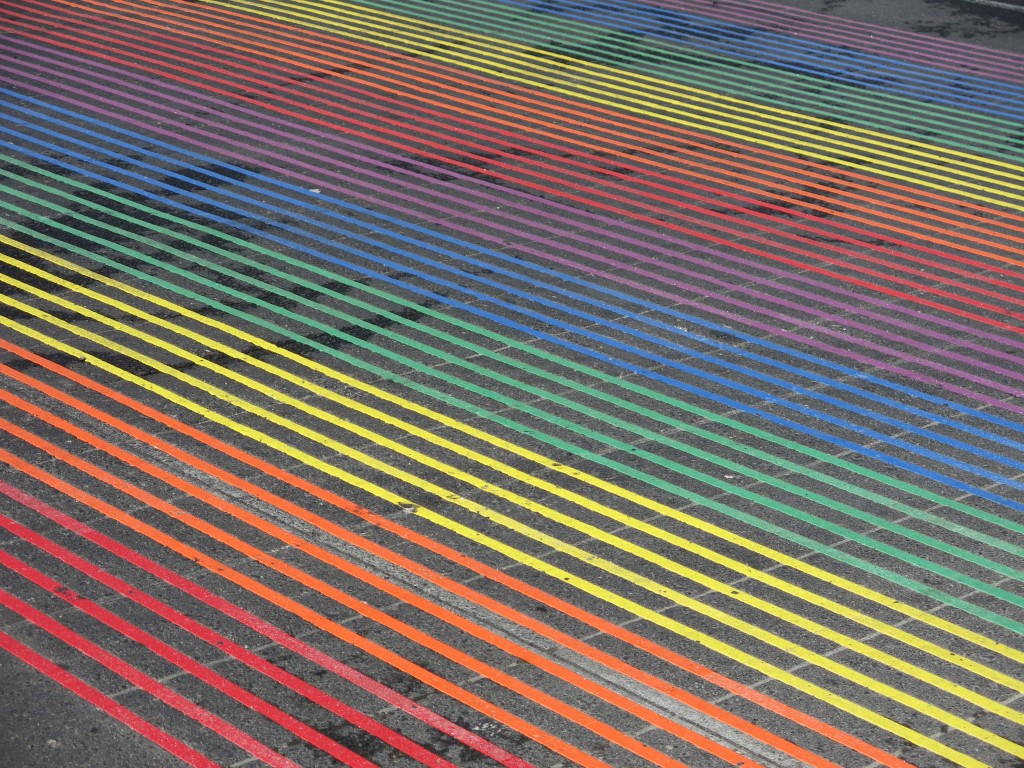 Castro_Street_Crossing_in_Rainbow_Flag_Colour_Strips - San Francisco ...