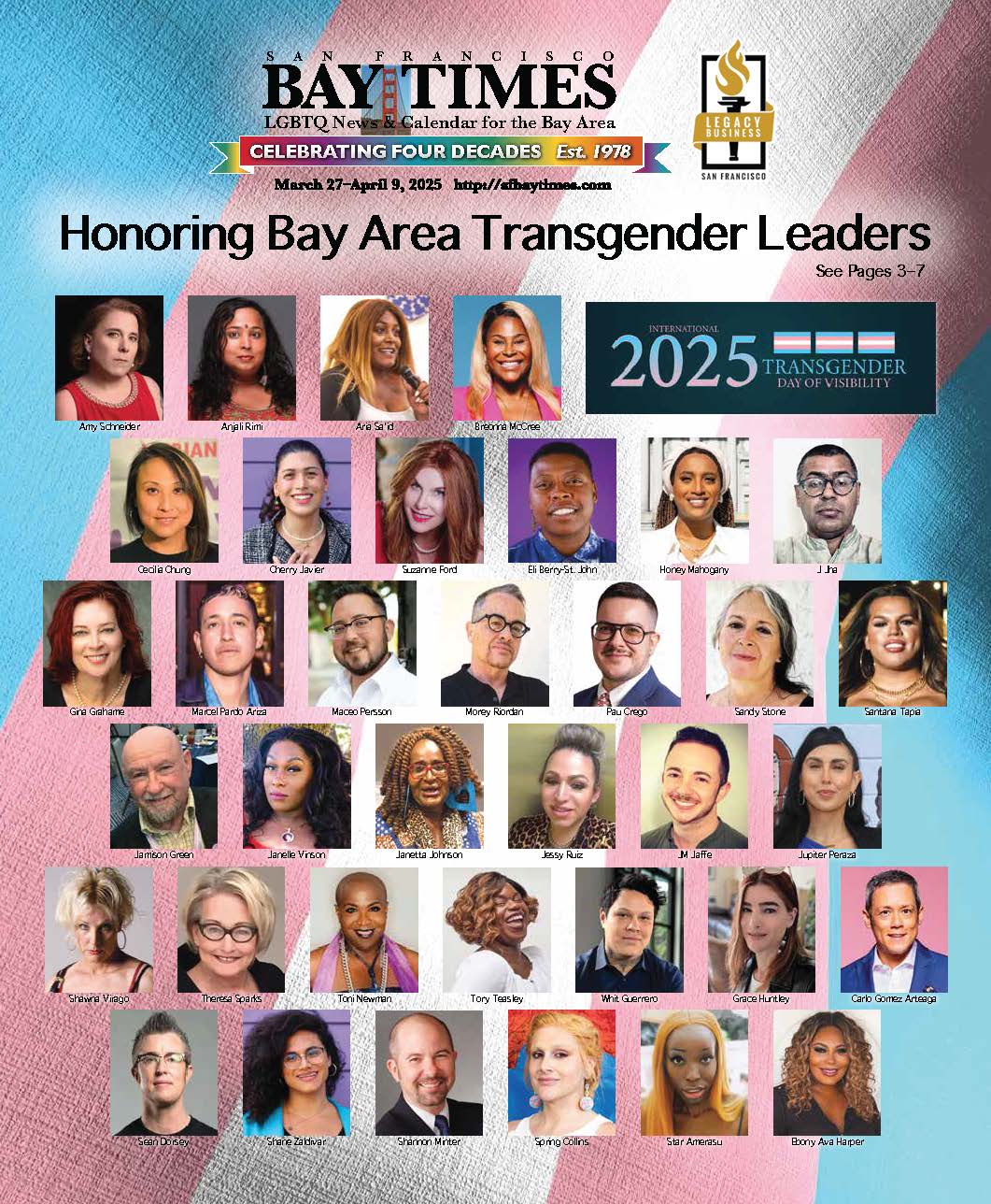 Influential Bay Area Transgender Leaders Who Are Making History - San ...